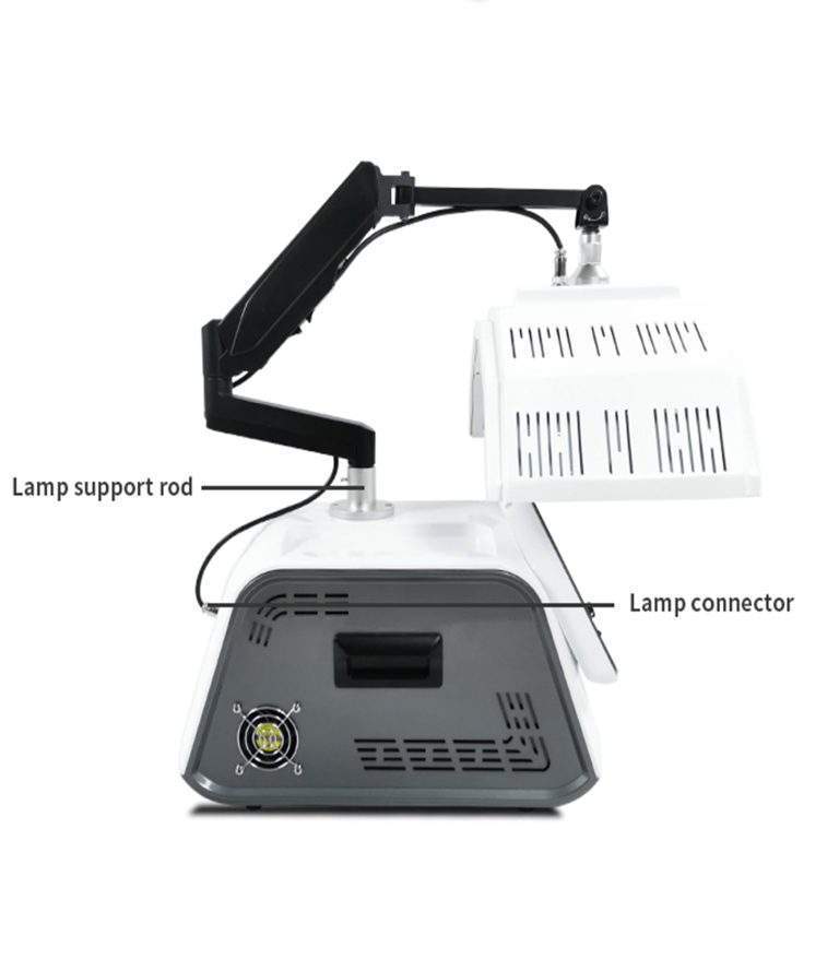 Photodynamic 7 Colors PDT Machine 5 Handles Light Therapy Facial Care ...