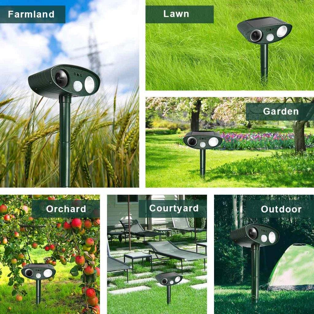 Ultrasonic Snake Repeller – PACK of 4 Solar Powered – Get Rid of Snakes ...