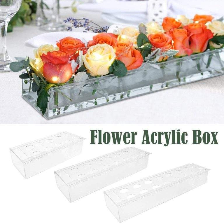 Clear Acrylic Rectangular Flower Vase – Chyhua