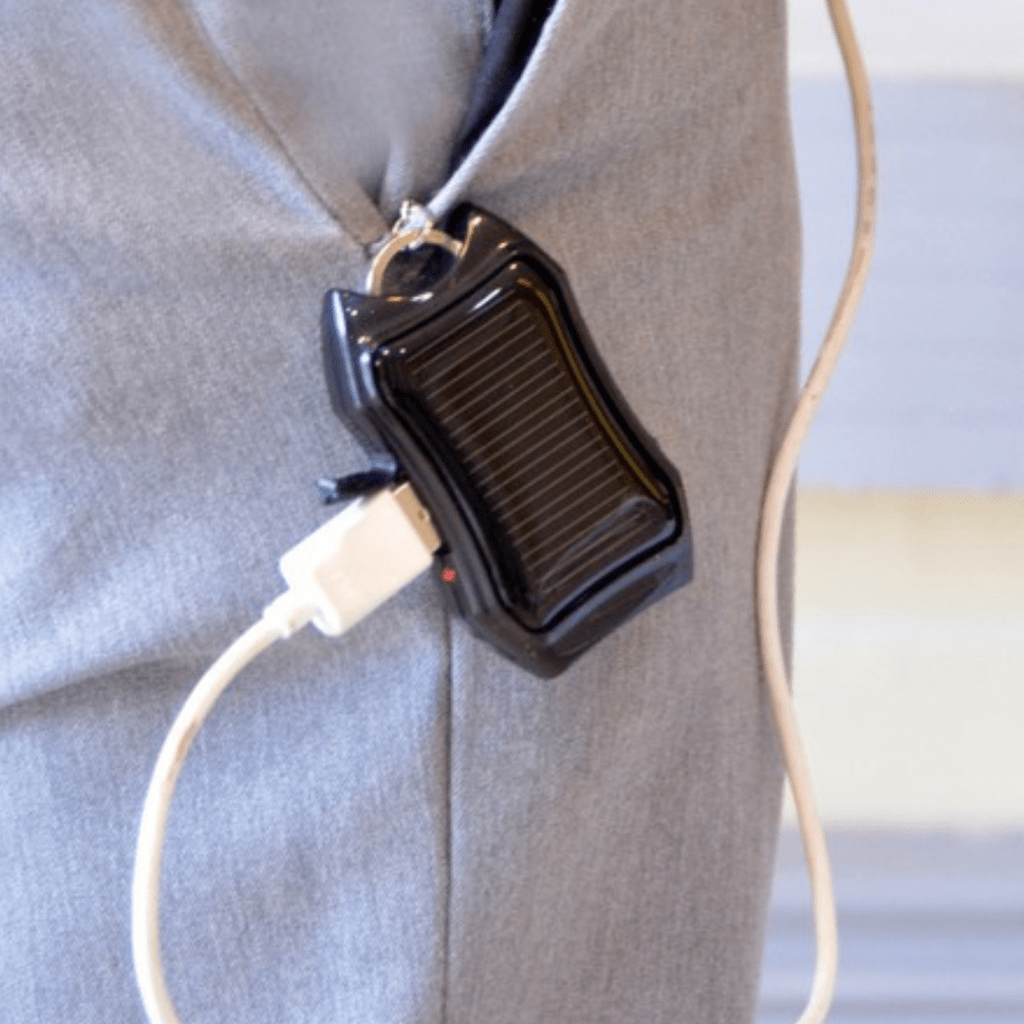 Compact Solar Powered Emergency Phone Charger Key Ring Keychain – Chyhua